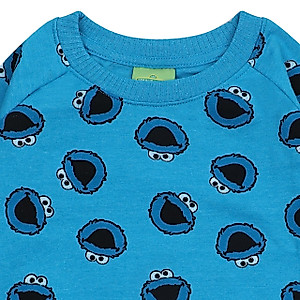 Sesame Street Elmo and Cookie Monster Boys Long Sleeve Shirt and Pants Set for Infant and Toddler