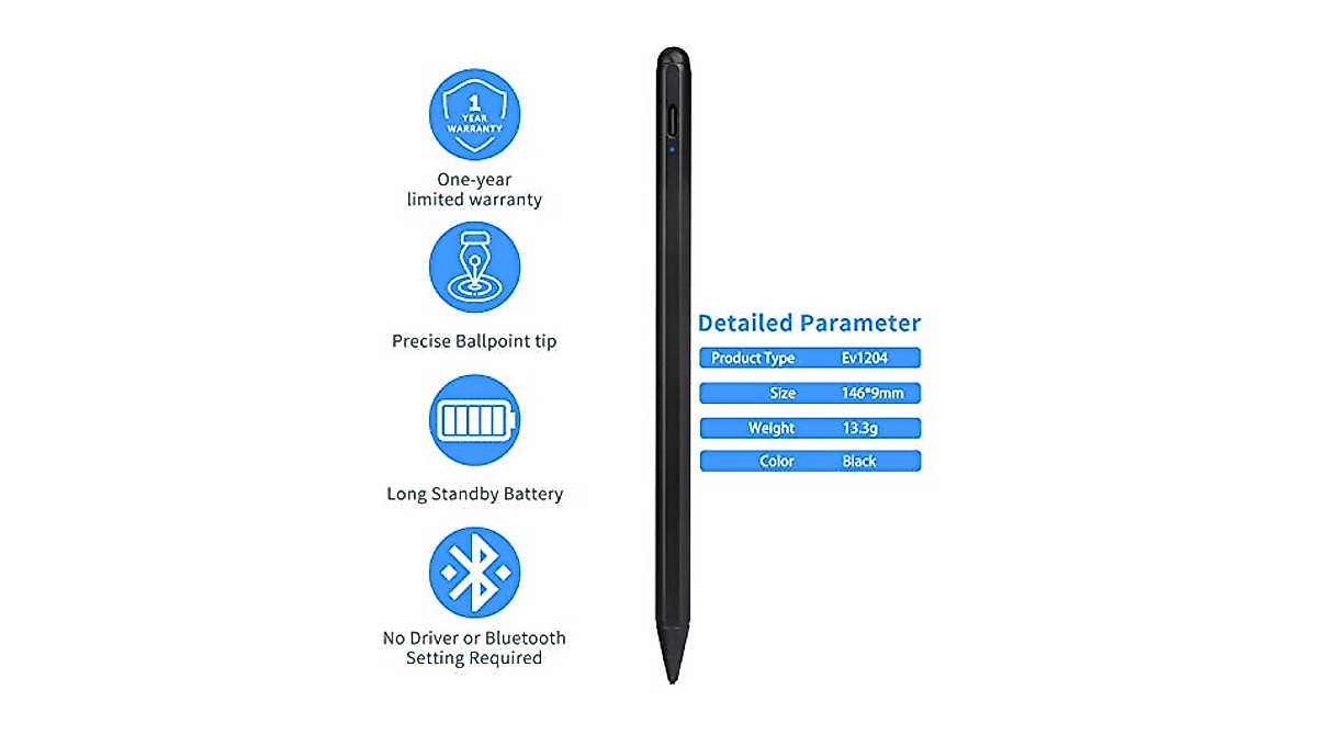 Stylus Pen for Dell 2 in 1 Laptop - Precision Writing Tool