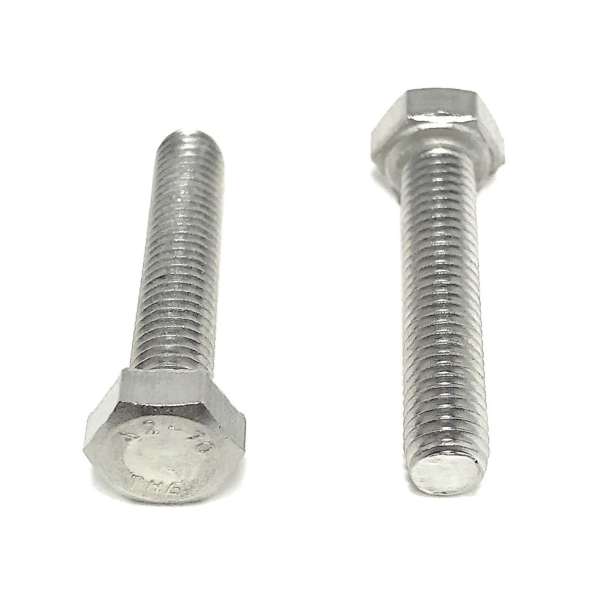 M5-.80 X 25 Hex Head Cap Screw Hex Bolts DIN933 (M5x25) Full Thread A2-70 Stainless Steel (25 Pieces)