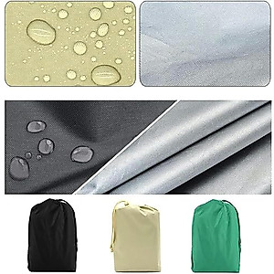 BTURYT Replacement Canopy for Swing Seat, Patio Hammock Top Cover, Replacement Canopy for Swing Seat Chair 2 Seater, Anti-UV Waterproof Cover for Garden