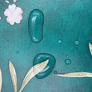 Yifasy Shelf Liner Green Striped Butterfly Self-Adhesive Drawer Cabinet Paper Line Vanity Dresser Sofa Table 118x17.7 Inch