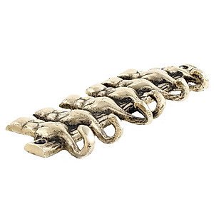 Indian Shelf Decorative Premium Brass Cat Wall Hooks for Keys Gold Vintage Kids Coat Backpack Hangers Purse Holder- 1 Piece