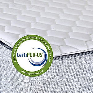 Greaton, 5/7/8/10 Inch Medium Firm High Density Foam Mattress, Comfortable Mattress for Cooler Sleep Supportive & Pressure Relief, Full XL, White