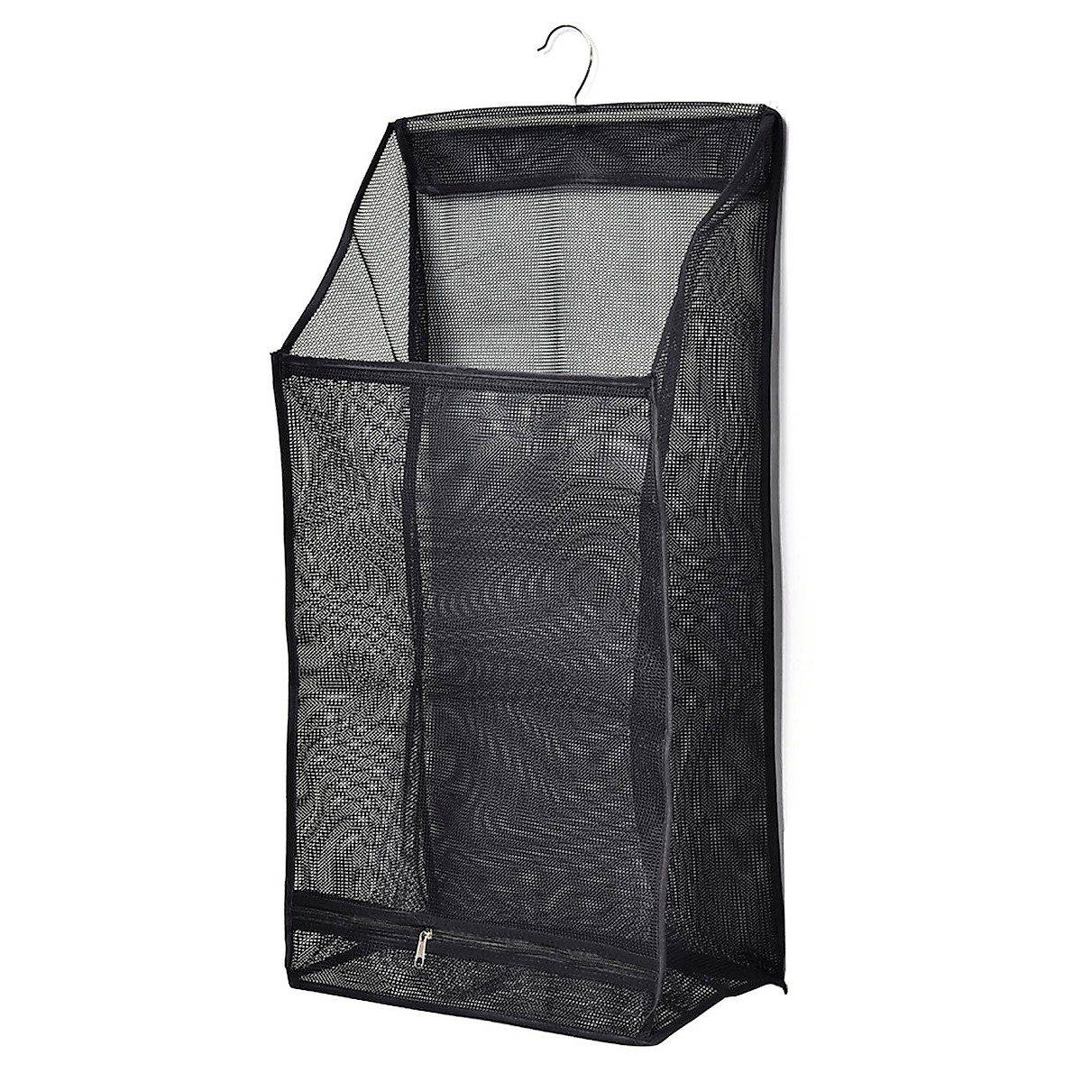COMODA Hanging Long Mesh Laundry Hamper, Over The Door Laundry Hamper,Collapsible Hanging Mesh Laundry Hamper Basket, Portable Space Saver, Refer to description, Black, PUU55ICC0OMYPHRA9N