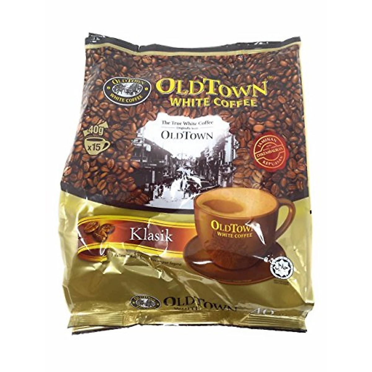 OLD TOWN 3 in 1 Classic White Coffee, 21.2 Ounce (2 Pack)