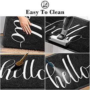 Door Mat (30"x17.5"), Durable Floor Mat Front Door Mat Welcome Door Mats Outdoor Rug Indoor Non-Slip Door Mat for Entryway, Home Entrance, Patio, High Traffic Areas