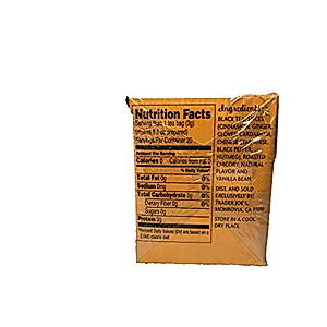 Trader Joe's Spiced Chai Assam Black Tea &Exotic Spices 20 Tea Bags 2.2 Oz. (Pack of 3)