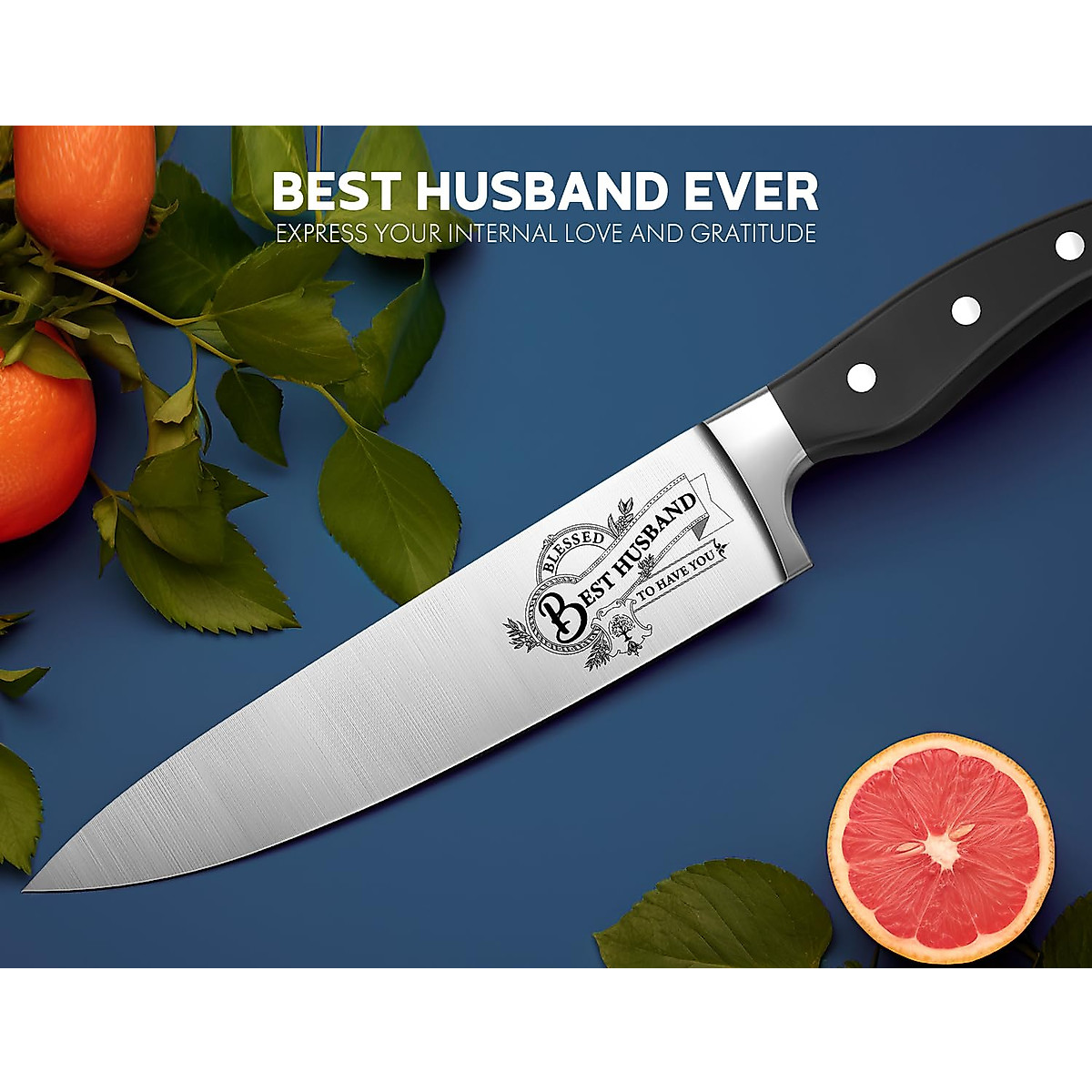 ASETY Husband Gifts, Gifts for Men Him Husband, Birthday Gift, Special Occasions, Gift for Husband from Wife, Best Husband Ever Knife Cooking Gifts
