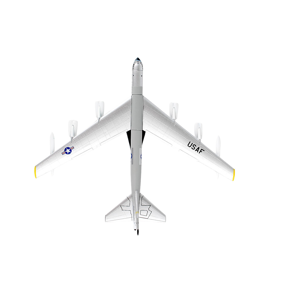 Daron Worldwide Trading Postage Stamp USAF B-52 Stratofortress 1/300 Silve Airplane Model