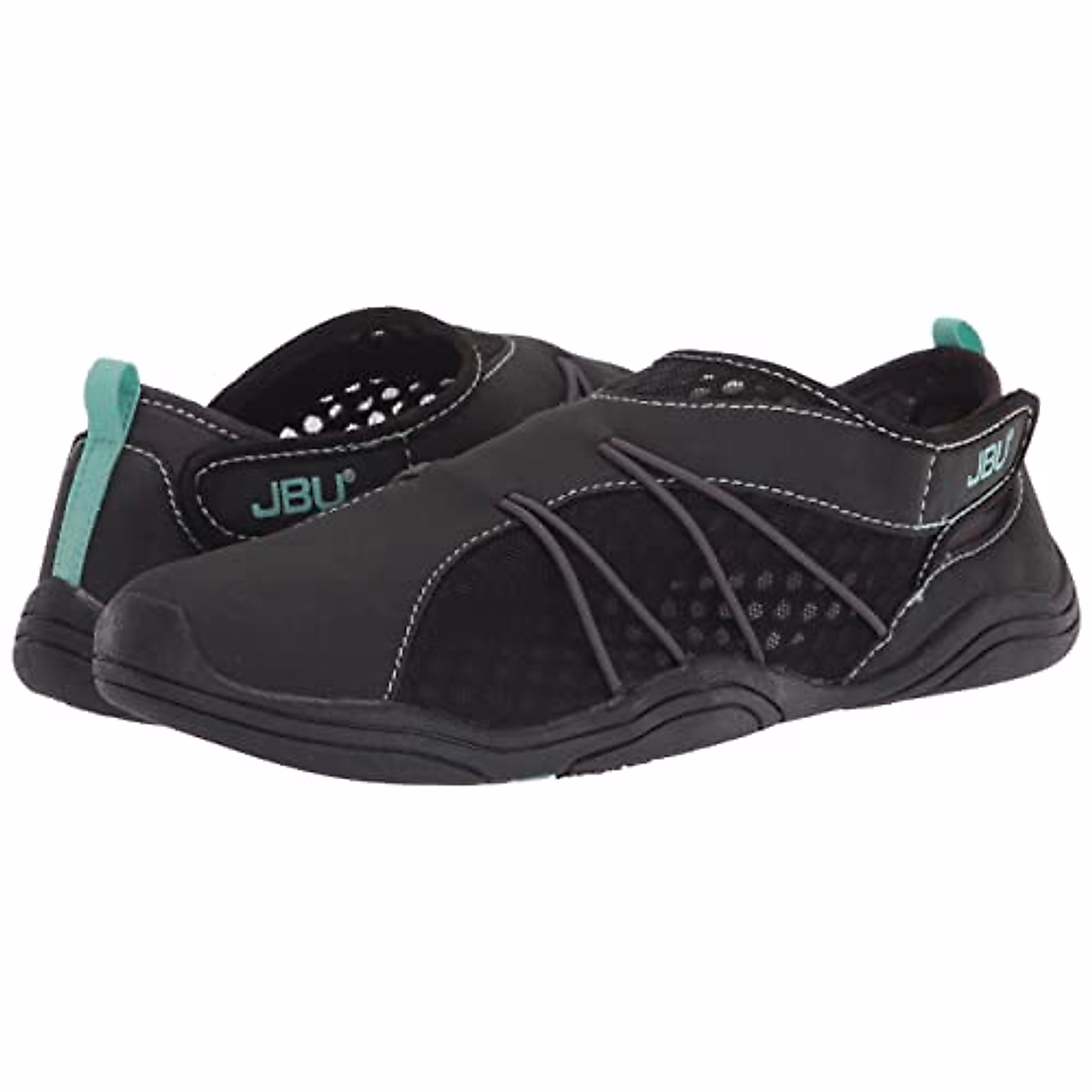 JBU by Jambu Women's Storm Water Ready Shoe, Black/Teal, 11