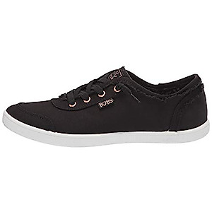 Skechers womens Bobs B Cute Sneaker, Black, 6.5 US