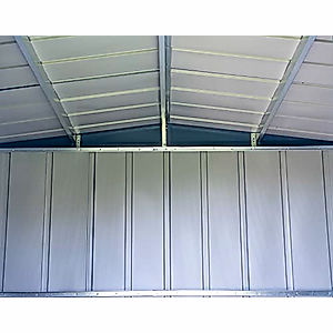 Arrow Classic Steel Storage Shed, 6x7, Blue Grey