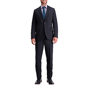 Haggar mens Active Series Stretch Slim Fit Separates Business Suit Jacket, Black, 36 US