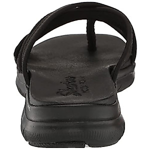 Skechers Women's Flex Appeal 2.5-Must Have Sport Sandal, Black/Black, 9