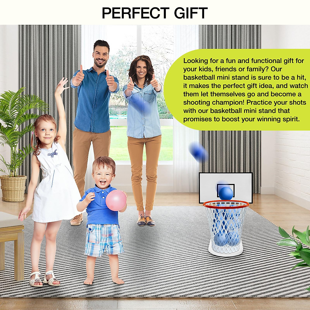 Basketball Trash Can,Trash Can Holder Wastebasket Backboard (Including 1pc Basketball Trash Can),White Wooden Basketball Garbage Can,Trash Can Basketball Hoop for Bedroom Office Kitchen Living Room