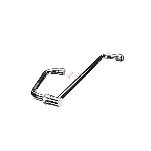 Krowne 21-426L 18" Low Lead Double Jointed Spout Replacement Kit with Adapter | Commercial Kitchen Bar Sink Accessory for Restaurant Catering Service | 18"L x 12"W x 2"H, Chrome-Plated Brass, NSF