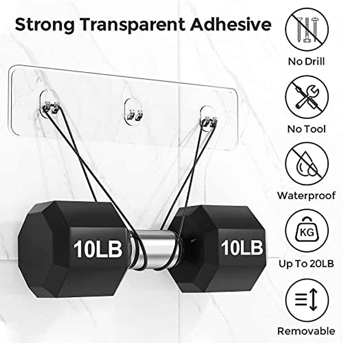 ODesign Shower Caddy Storage with Removable 4 Hooks Adhesive Shower Shelf Basket No Drilling Rustproof Kitchen Spice Racks Bathroom Organizer - 2 Pack (Black)