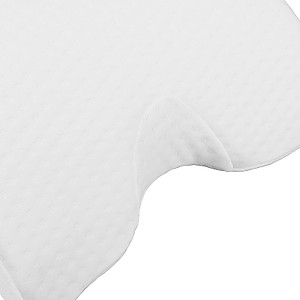 TOPINCN Sleeping Pillow Couple Pillow Arm Pillow Slow Rebound Pressure Pillow Cuddle Pillow Memory Foam Travel Arched Shaped U Pillow Providing Comfort