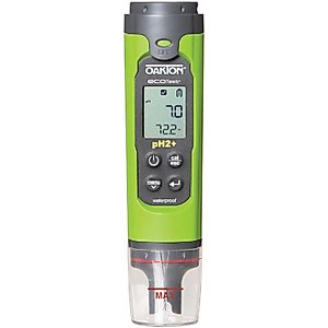 pH Meter, LCD Display, 0.00 to 14.00 Range