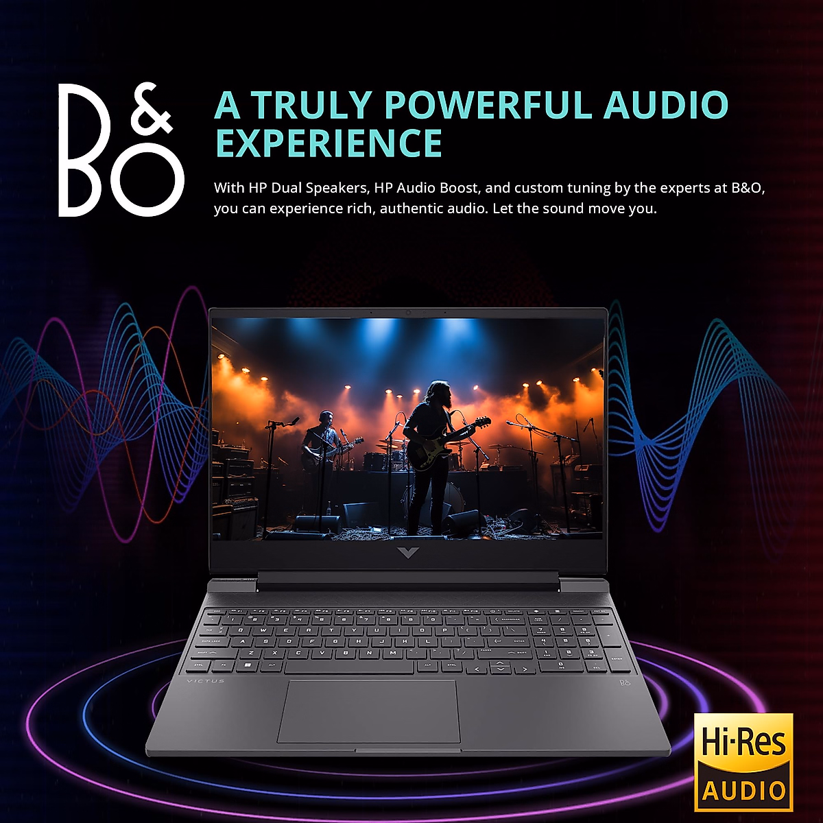 HP 2023 Victus 15.6" 144Hz FHD Gaming Laptop, Intel Core i5-13420H, 32GB RAM, 1TB PCIe SSD, NVIDIA GeForce RTX 3050, Backlit Keyboard, HD Webcam, Win 11 Pro, Blue, 32GB Snowbell USB Card