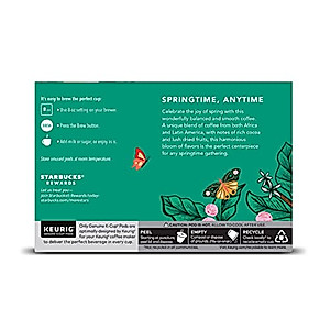 Starbucks K-Cup Coffee Pods Spring Day Blend, 10 CT (Pack of 2)