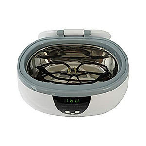 iSonic® D3800a Digital Ultrasonic Cleaner for Jewelry, Eyeglasses, Watch, 600 ml, 110V 35W