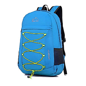 CLEVER BEES 25L Outdoor Ultralight Foldable Backpack for Campaing Hiking Travelling (Skyblue)