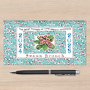 TF PUBLISHING 2024-2025 Susan Branch 2-Year Small Monthly Pocket Planner | 2-Page Large Calendar Grid and Lined Notes Section in Back | Monthly Day Planner for Purse | 3.5" x 6.5"