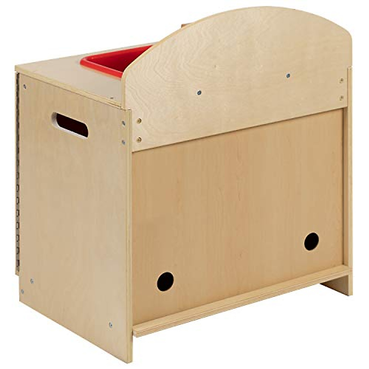 Flash Furniture Hercules Children's Wooden Kitchen Sink for Commercial or Home Use - Safe, Kid Friendly Design, Natural