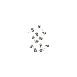 Creative Co-Op Mercury Glass Ball Ornament Garland