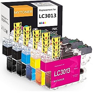 MYTONER LC3013 Compatible Ink Cartridge Replacement for Brother LC3011/LC3013 LC-3013 Ink for Brother MFC-J491DW, MFC-J497DW, MFC-J690DW, MFC-J895DW Printer Ink (Black, Cyan, Magenta,Yellow, 5-Pack)