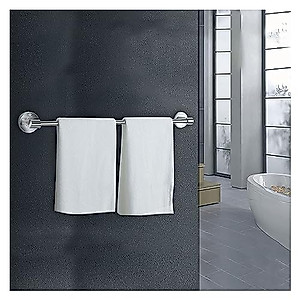 Towel BAR Rack Towel Rack Wall Mounted Single Towel Storage Rack Towel Bar,Towel Rod,for Bathroom Hardware and Kitchen,Optional,Polished Finish Bathroom Hardware/70Cm (Size : 60Cm)