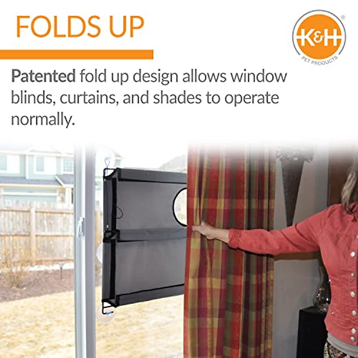 K&H PET PRODUCTS, Creative Solutions Cat Window Lounger Double, 1 Count