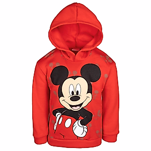 Disney Mickey Mouse Toddler Boys Pullover Hoodie Red 4T
