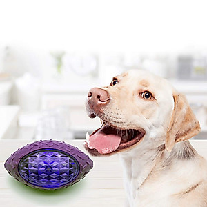 POPETPOP 3pcs Dog Teasing Toys Dog Bones Cleaning Tool Cleaning Toy Chew Toys for Large Dogs Dog Rugby Dog Balls Pet Interactive Dog Dental Sticks Light up Pet Cat Ball for Dogs