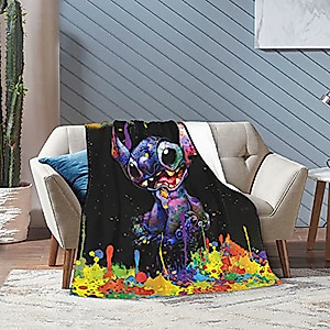 Super Soft Blanket, Unisex Throw Blanket Flannel Blankets for Bedding Couch Sofa Living Room Throws All Season 2-60"x50"