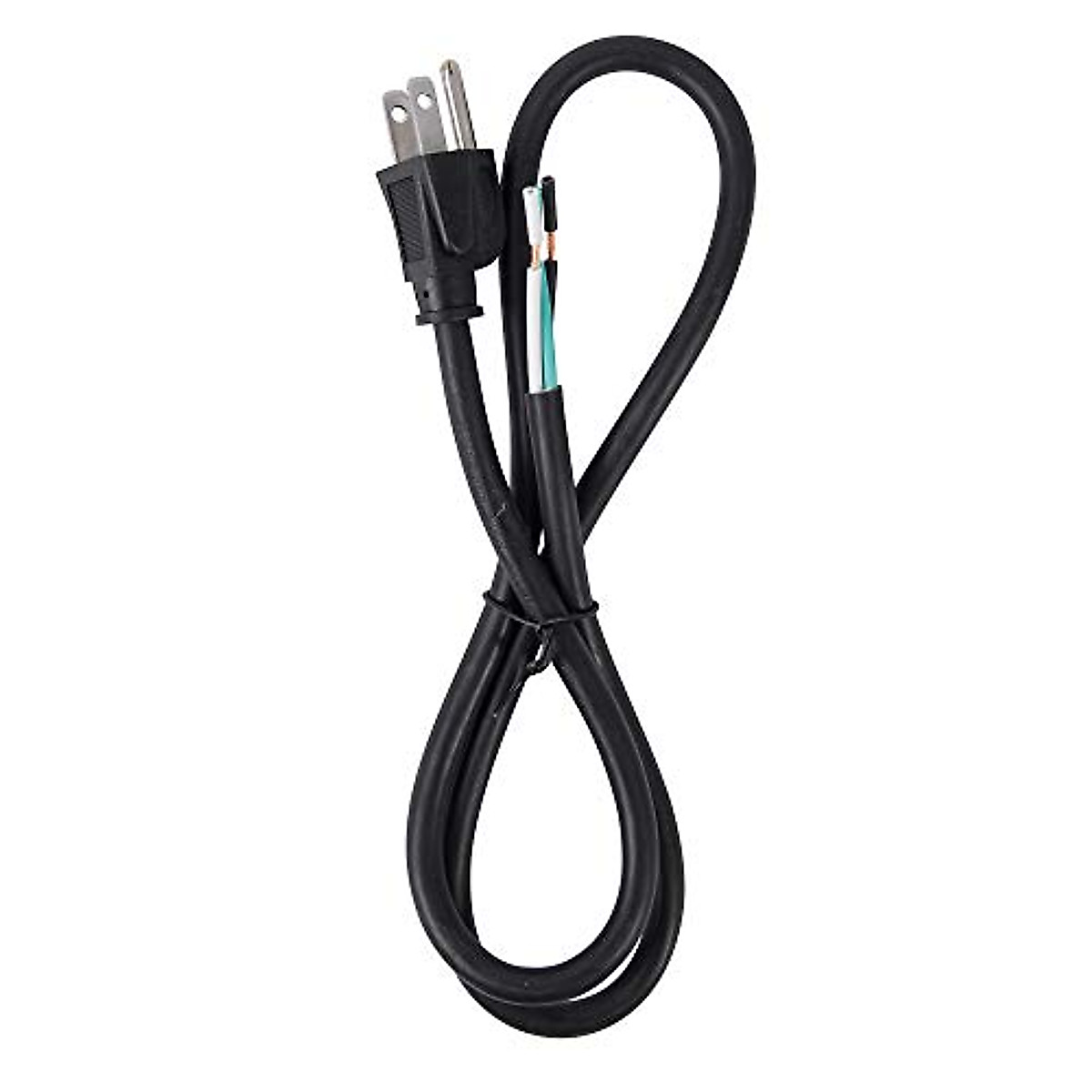 Bergen Industries Inc PS313163 3-Wire Appliance and Power Tool Cord, 3 ft, 16 AWG, 13A/125V AC, 1625w,Black