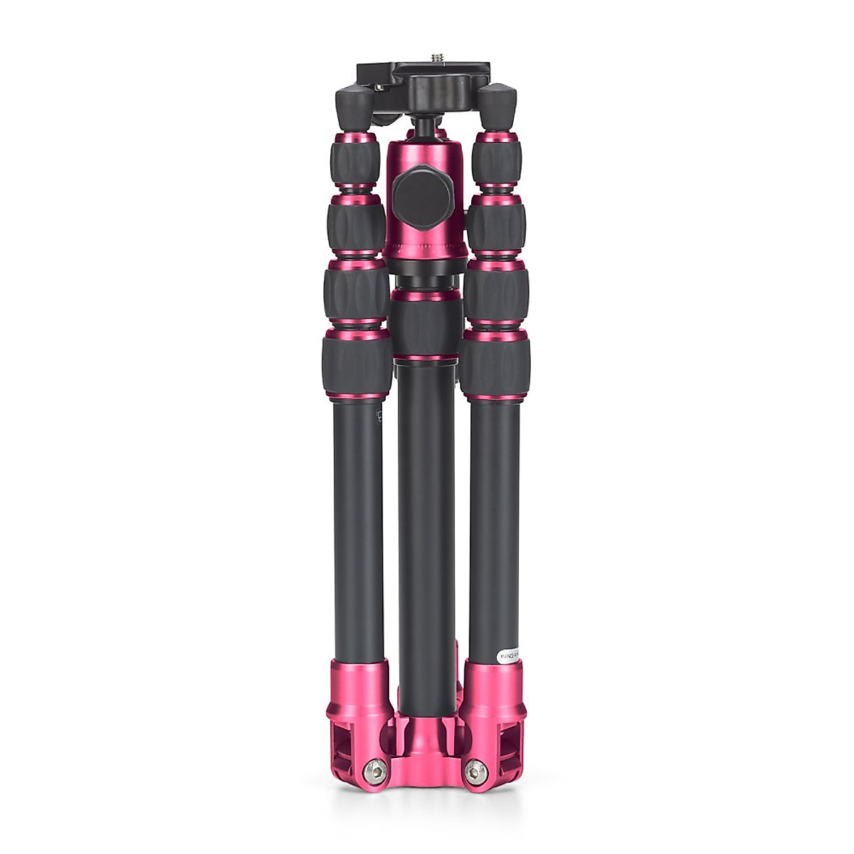MeFOTO Classic Aluminum Backpacker Travel Tripod Kit - Hot Pink (A0350Q0H)