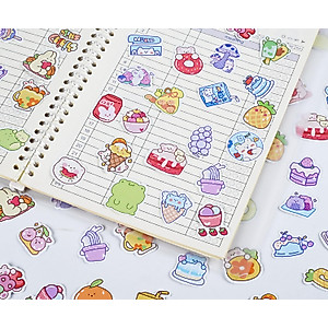 300 Pieces Cute Kawaii Cartoon Animal Stickers for Kids Small Size Korean Scrapbook Decals Pack for Photo Planner Notebook DIY Gift Card Dairy Suitcase Album Laptop Phone Case