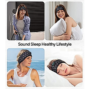 ASMRBAND Sleep Headphones, Sleep Headband Headband Headphones - Headphones For Sleep - Headband Headphones Built in Speakers Perfect for Workout,Running,Yoga,Travel,Insomnia