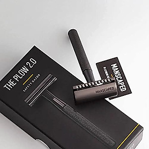 MANSCAPED® The Plow™ 2.0 Premium Single Blade Double-Edged Safety Face Razor