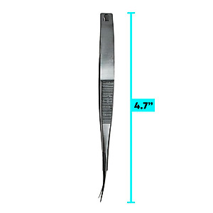 SE 4-1/2" Curved Iris Scissors with Spring - SP46C