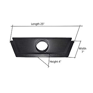 Big Horn 11115 24-Inch Floor Sweep with 4-Inch Port