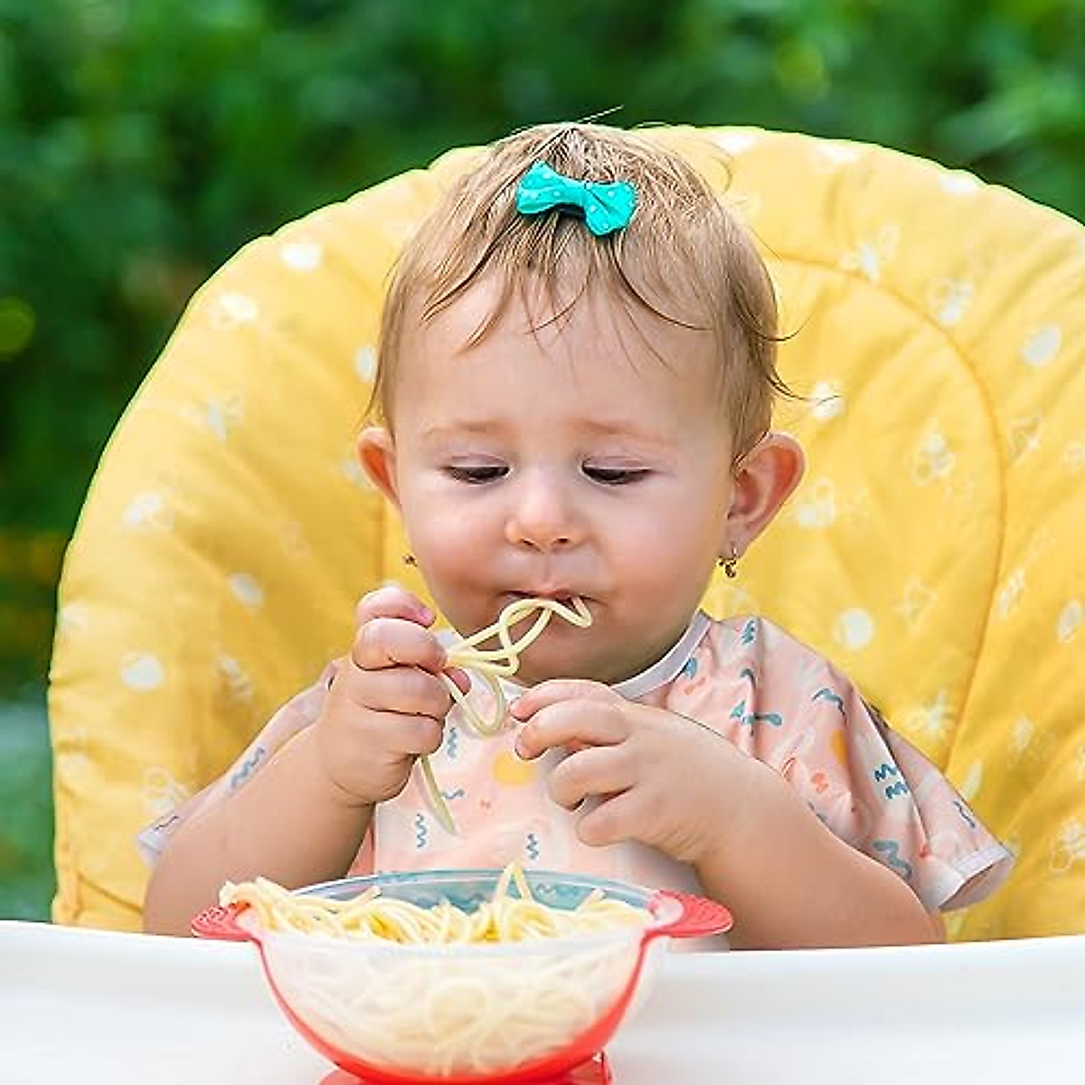 Baby Noah 3 Pcs Short Sleeved Bib - Baby and Toddler Smock Bibs for Boys and Girls - Waterproof Bib with Pocket| 6-36 Months