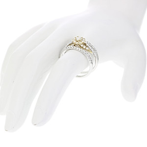 Vir Jewels 7/8 cttw Diamond Wedding Engagement Ring Set 14K Yellow Gold Bridal Size 7