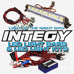 Integy RC Upgrades for Losi, Realistic Spare Tire Straps w/Mount for 1/10 Lasernut U4 4WD Brushless RTR
