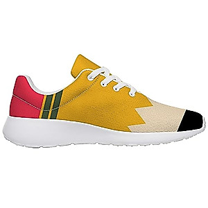 vogiant Pencil Shoes Women Girl Running Walking Tennis Shoes Teacher Pencil Design Sneakers Back to School Gift Idea,Size 8