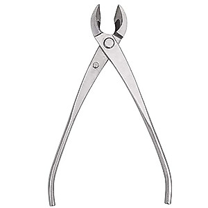 Qinlorgo Bonsai Branch Cutter Ergonomic Long Handle Resistant to Rust Garden Scissor Stainless Steel for Outdoor