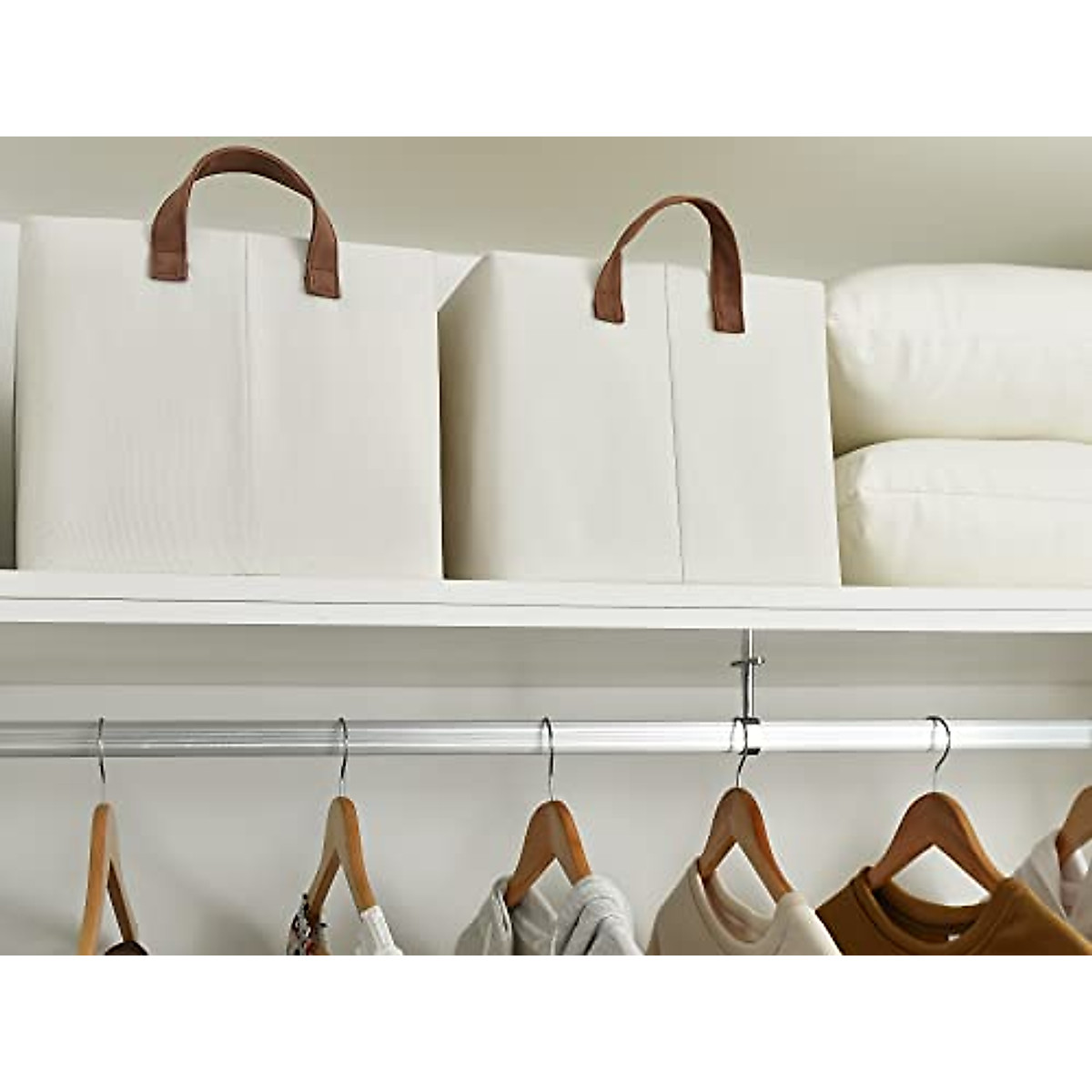 StorageWorks Underbed Storage Box and Storage Bins for Shelves With Metal Frame