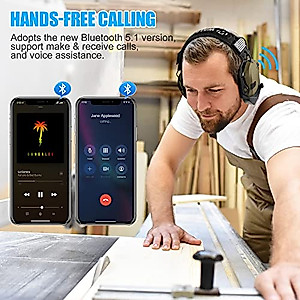 HEATCHEER Bluetooth Adapter for Walker's Shooting Earmuffs, Rechargeable Bluetooth Connector Compatible with Walkers Razor Slim Electronic Muff, Handsfree Calling & Audio Receiver